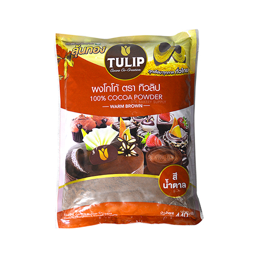TULIP COCOA WARM BROWN COLOUR POWDER 440G~500G (1 x 24) | STK Bakery Supply