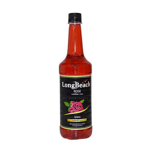 LONG BEACH SYRUP ROSE 740ML (1 x 12)(LB-11-0023) | STK Bakery Supply