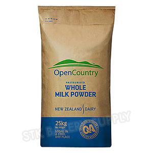 OPEN COUNTRY WHOLE MILK POWDER 25KG | STK Bakery Supply