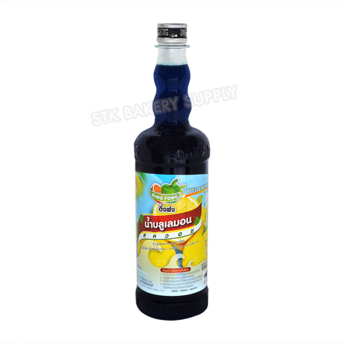 DING FONG JUICE BLUELEMON SQUASH 1LIT (1 x 12) | STK Bakery Supply